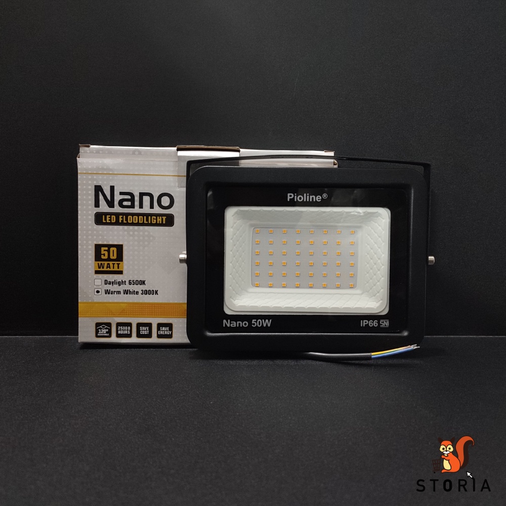 Jual Kap Sorot Lampu Sorot Led Floodlight Pioline 50W | Shopee Indonesia