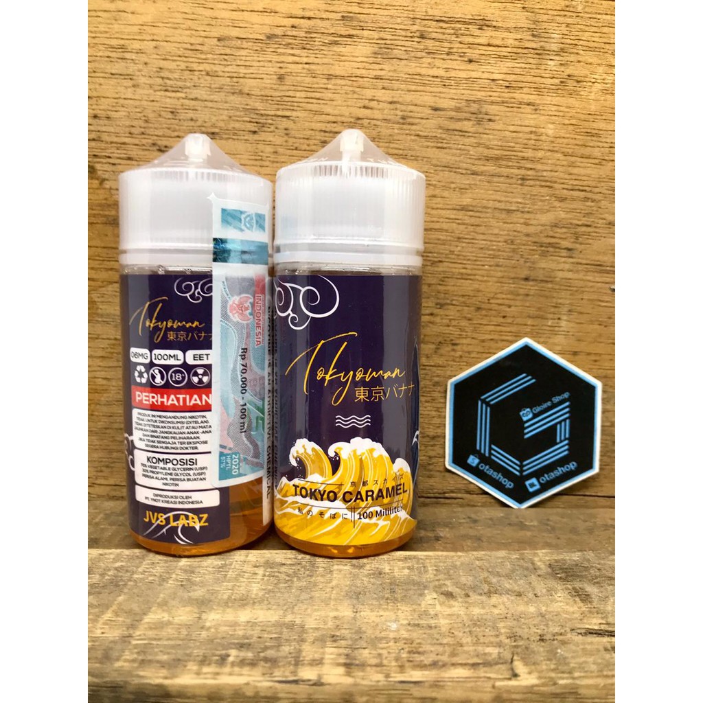 Tokyoman Tokyo Caramel by JVS 100ml 3mg 6mg liquid vape tokyo man pita ...