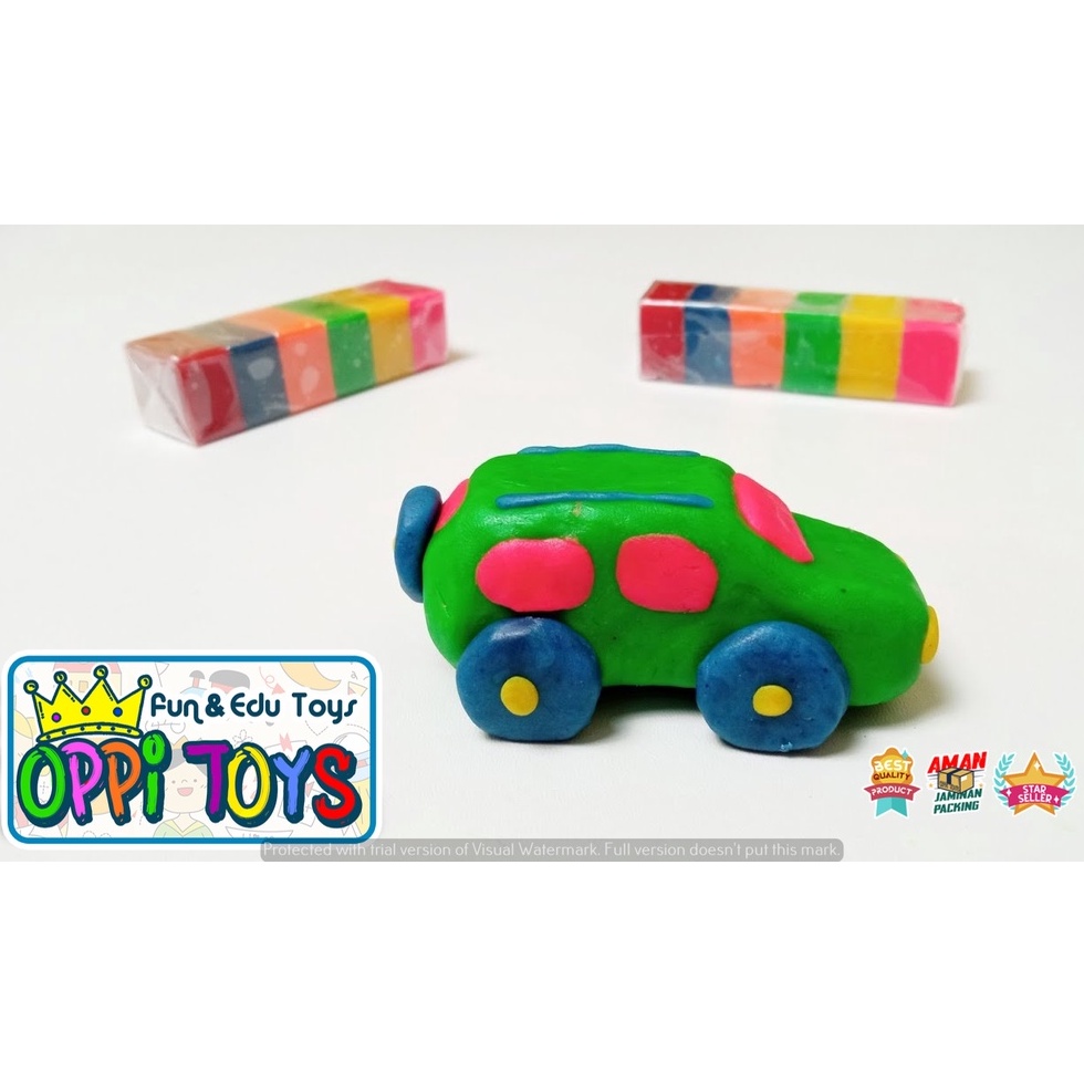 Jual [COD] Mainan Plastisin Besar 6 Warna - Mainan Lilin Playdoughh ...