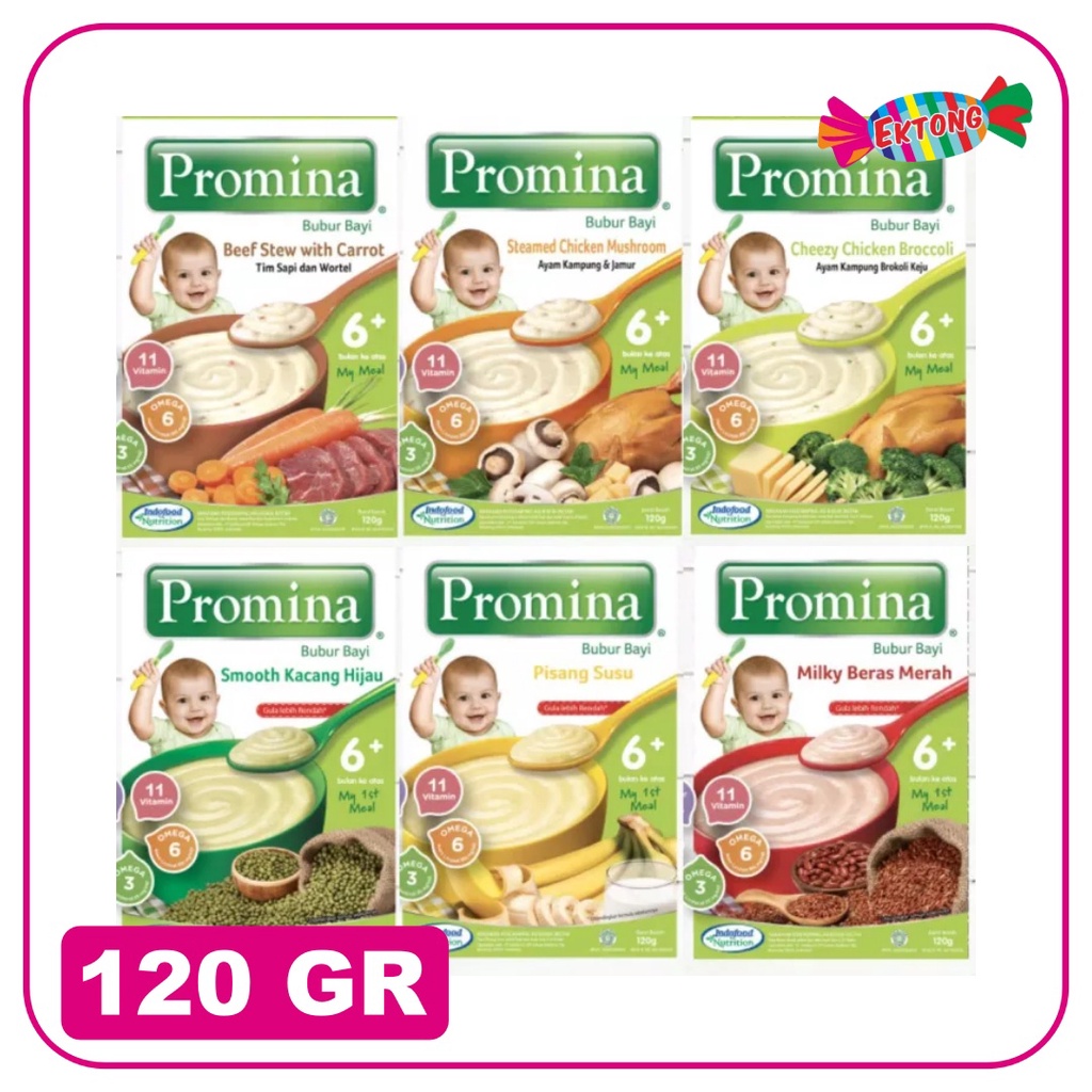 Jual PROMINA BUBUR BAYI 6 BLN 120GR | Shopee Indonesia