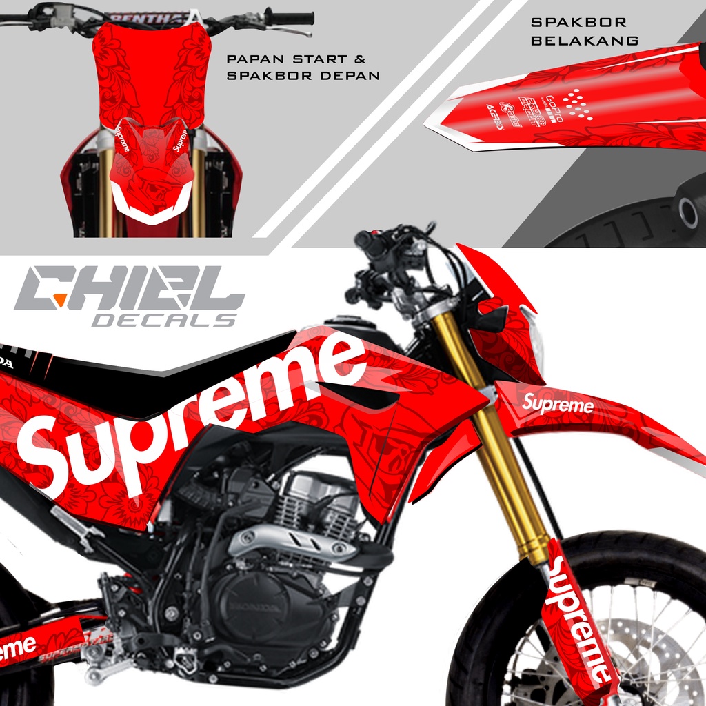 Jual STIKER DEKAL / DECAL STICKER FULL BODY STIKER HONDA CRF 150 L ...