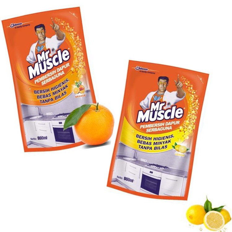 Jual Mr Muscle Pembersih Dapur Pouch 400ml 800ml Indonesia|Shopee Indonesia