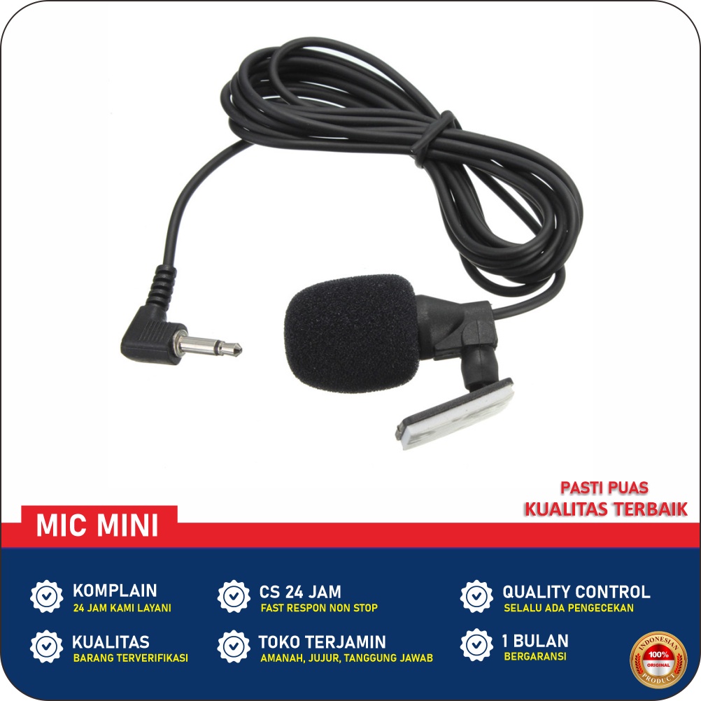 Jual mikrofon mic mini microfon mini voice recorder mic presentasi mic ...