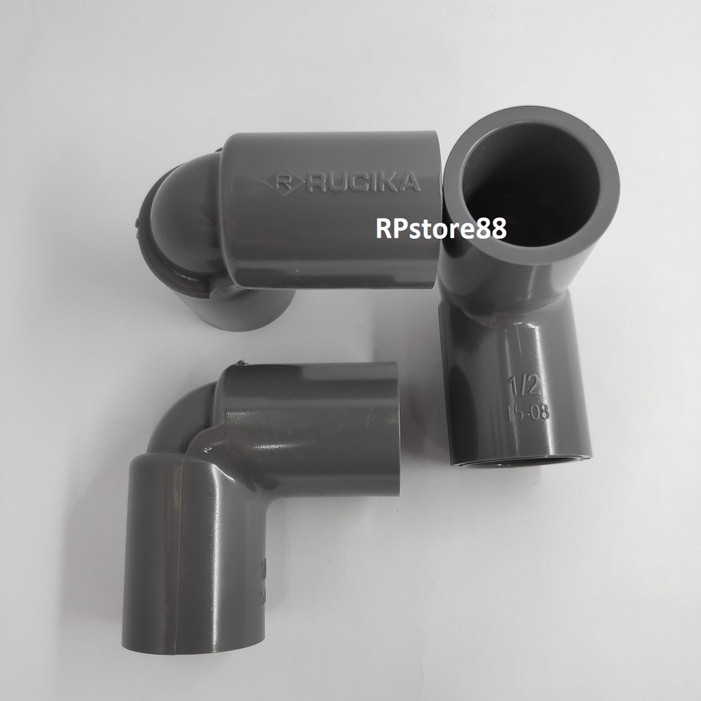 Jual KENI ELBOW PVC 1/2'' AW RUCIKA - KNEE 1/2 INCH - KNIE 1/2 INCI - BELOKAN L | Shopee Indonesia
