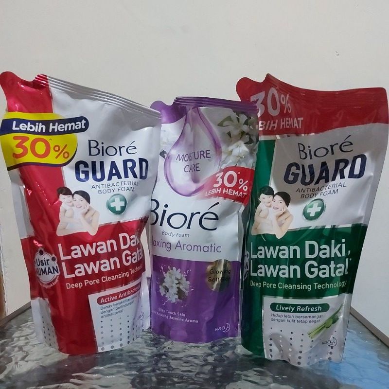 Jual Biore Sabun Mandi Cair 800ml Refill / Biore Pump 550ml Indonesia ...
