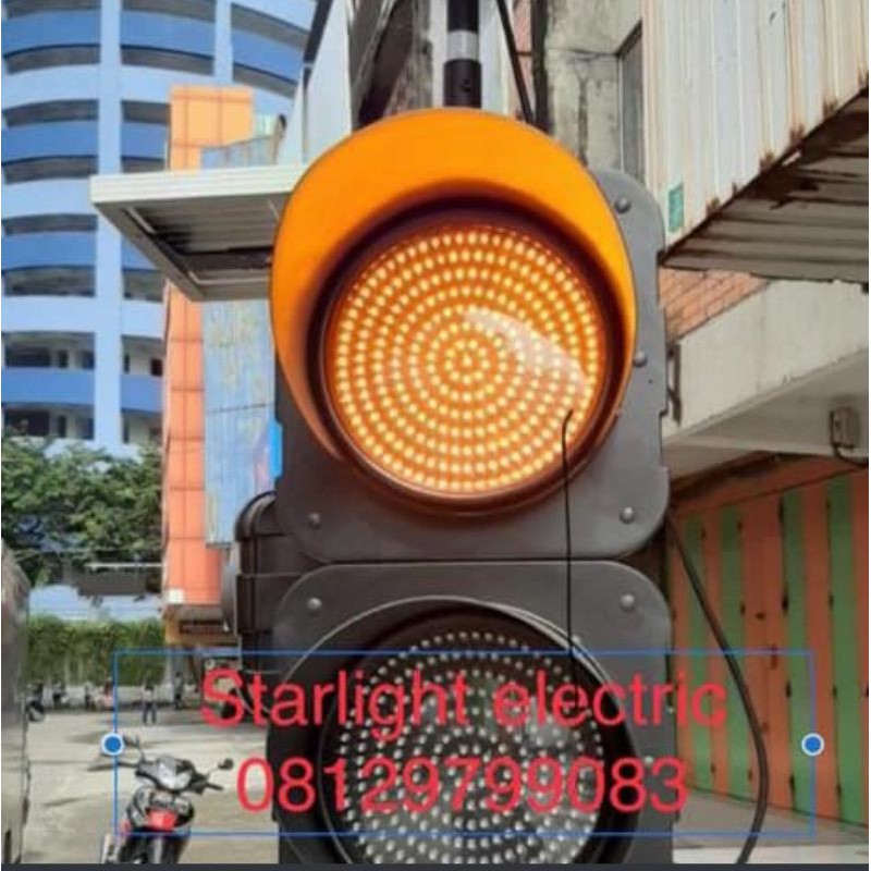 Jual lampu trafic traffic lalu lintas warning light led panel surya sel ...
