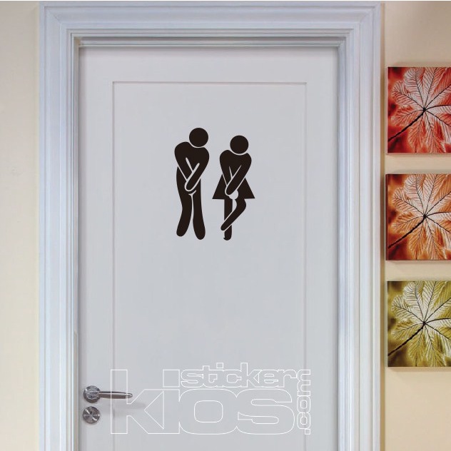 Jual Sticker toilet wc stiker 3 | Shopee Indonesia