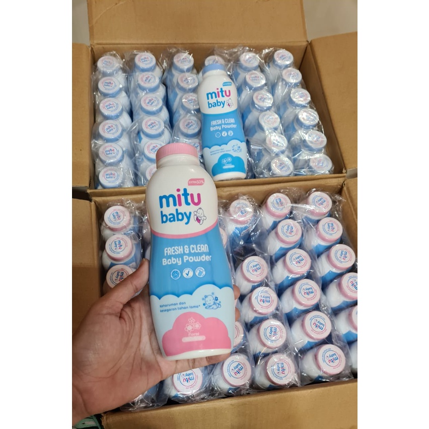 Jual MITU BABY POWDER FRESH & CLEAN 100+50gr / BEDAK BAYI | Shopee ...