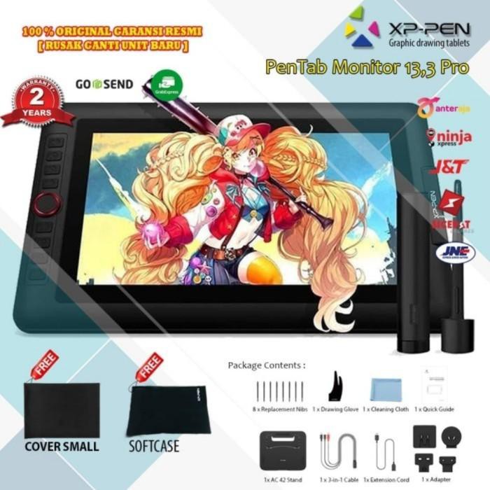 Jual Xp Pen Artist 13.3 PRO Drawing Monitor Pen Alternatif Cintiq RESMI ...