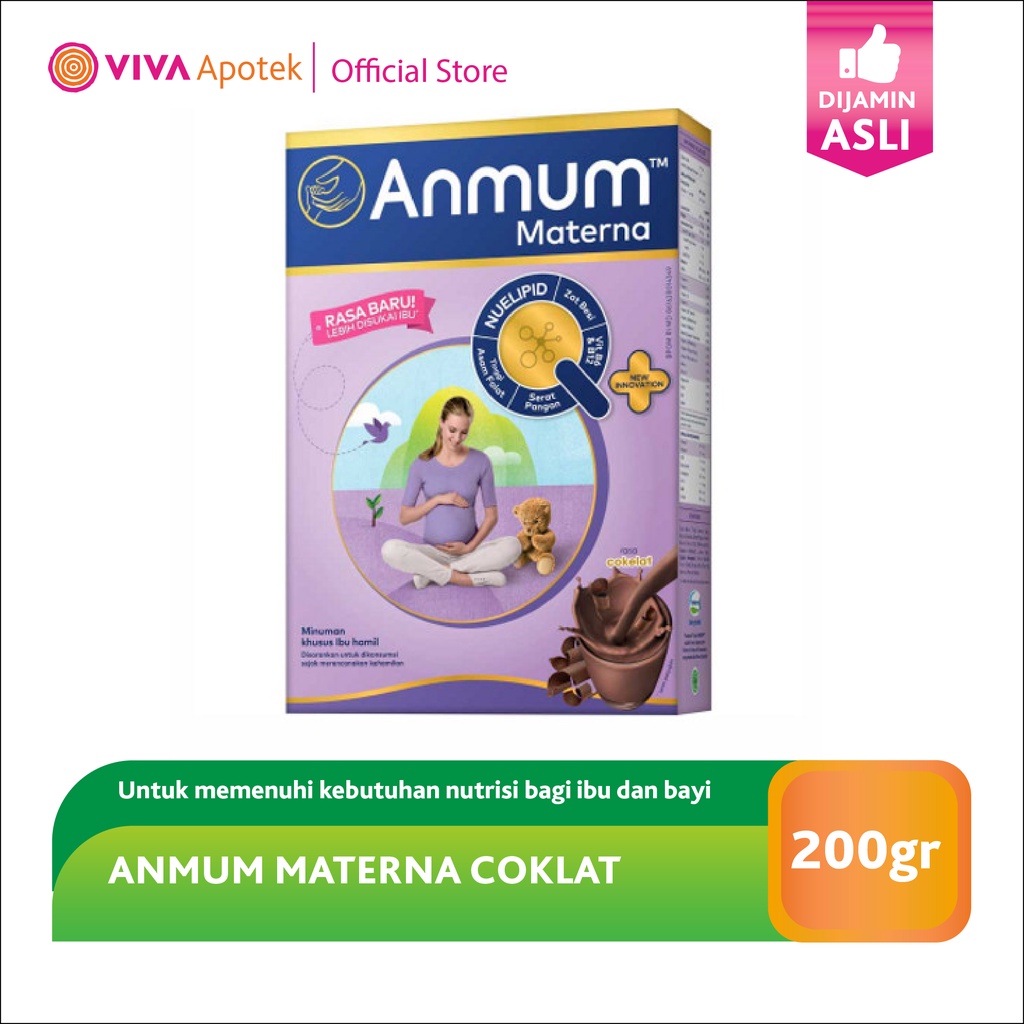 Jual Anmum Materna Coklat Susu Ibu Hamil - 200Gr | Shopee Indonesia