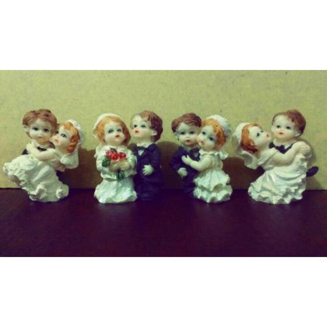 Jual Patung pengantin mini 1 set | Shopee Indonesia