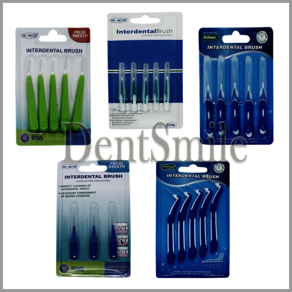 Jual sikat gigi ortho interdental brush pembersih gigi lurus dan ...
