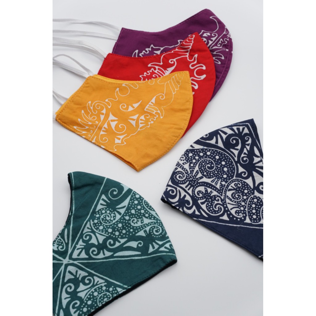 Jual Masker Batik Klo'ong (Batik khas Bontang) | Shopee Indonesia