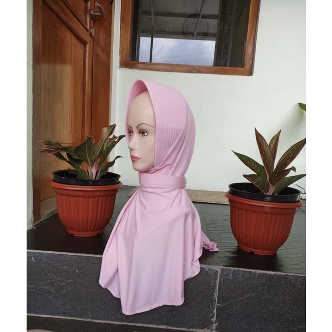 Jual Jilbab PSR Bhayangkari dan PSH YKB (Pink Muda) Indonesia|Shopee ...