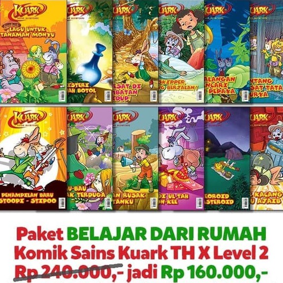 Jual KUARK Paket A Belajar di Rumah Tahun X Level II (12 edisi) | Shopee Indonesia