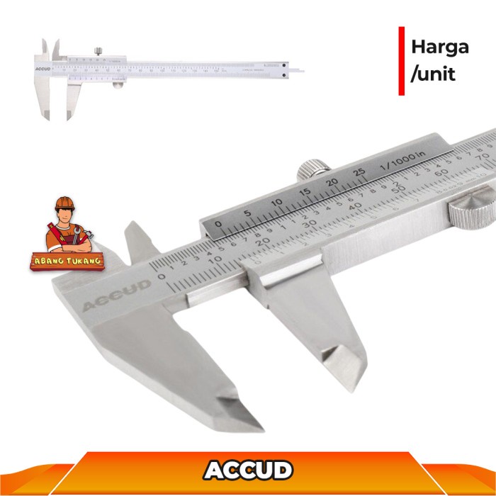 Jual Sigmat Jangka Sorong Manual 12 Inch ACCUD Vernier Caliper 12 | Shopee Indonesia