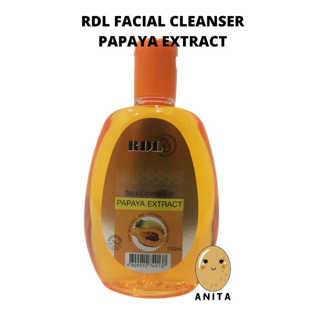 Jual RDL PAPAYA EXTRACT CLEANSER 150ML, RDL FACIAL CLEANSER | Shopee ...
