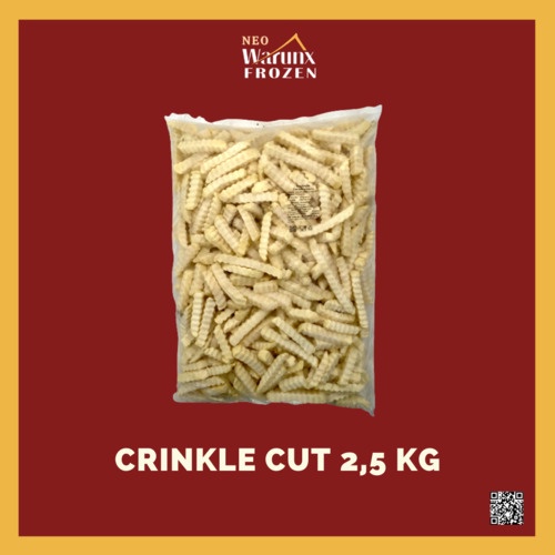 Jual Kentang Goreng Crinkle Cut Idaho Berat 2.5 kg [HALAL] | Shopee ...