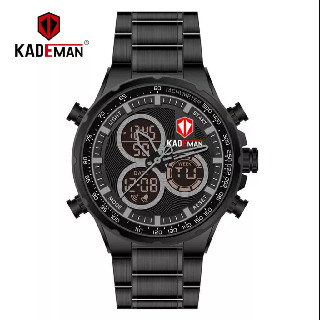 Jam Tangan Original Kademan K6169G Stainless Garansi Resmi 1 Tahun ...
