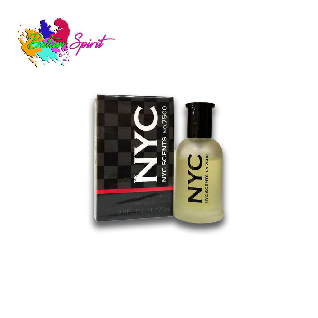 Jual PARFUM PERFUME NYC SCENTS EDT NO 7500 25ML - BS | Shopee Indonesia