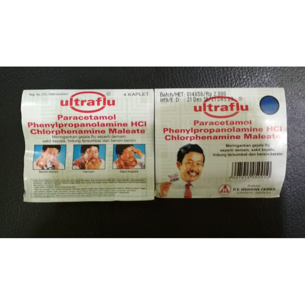 Jual ULTRA FLU STRIP ultraflu per strip isi 4 tablet | Shopee Indonesia