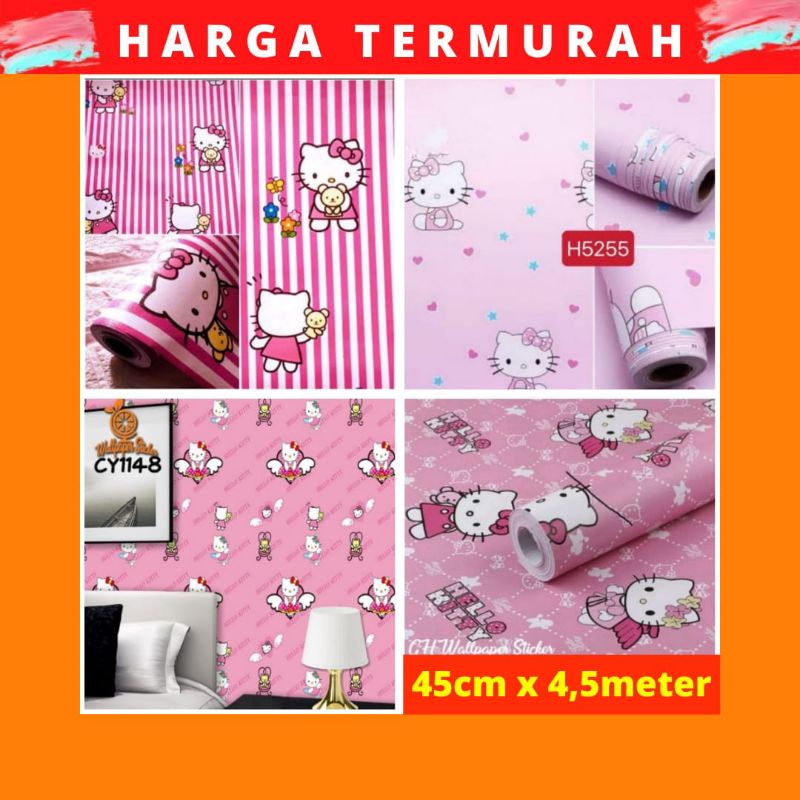 Jual Wallpaper Dinding Hello Kitty Stiker Dinding Hello Kitty Wallpaper ... Jual Wallpaper Dinding Hello Kitty Stiker Dinding Hello Kitty Wallpaper ...