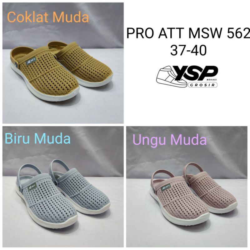 SEPATU SANDAL KARET SLOP PRO ATT MSW 562 SENDAL BAIM SELOP WANITA ANTI ...