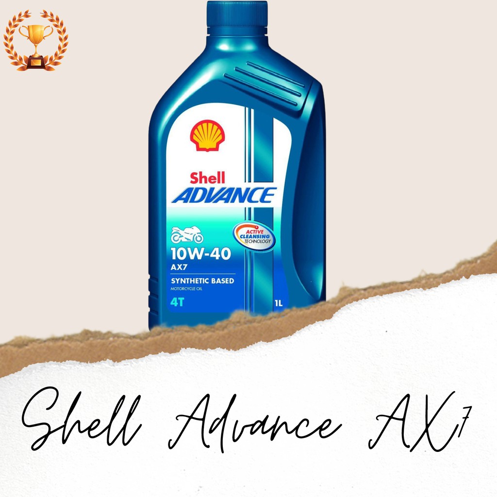 Jual Shell Advance AX7 1 Liter (550043366) | Shopee Indonesia