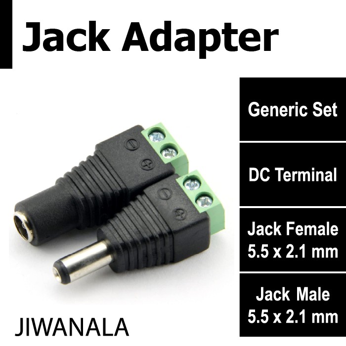 Jual Jack DC Set Male - Female | Shopee Indonesia