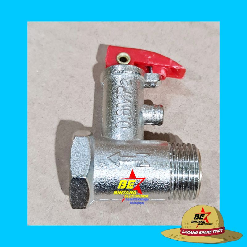 Jual Safety Valve Water Heater Kran Katup Klep Pengaman Pemanas Air ...