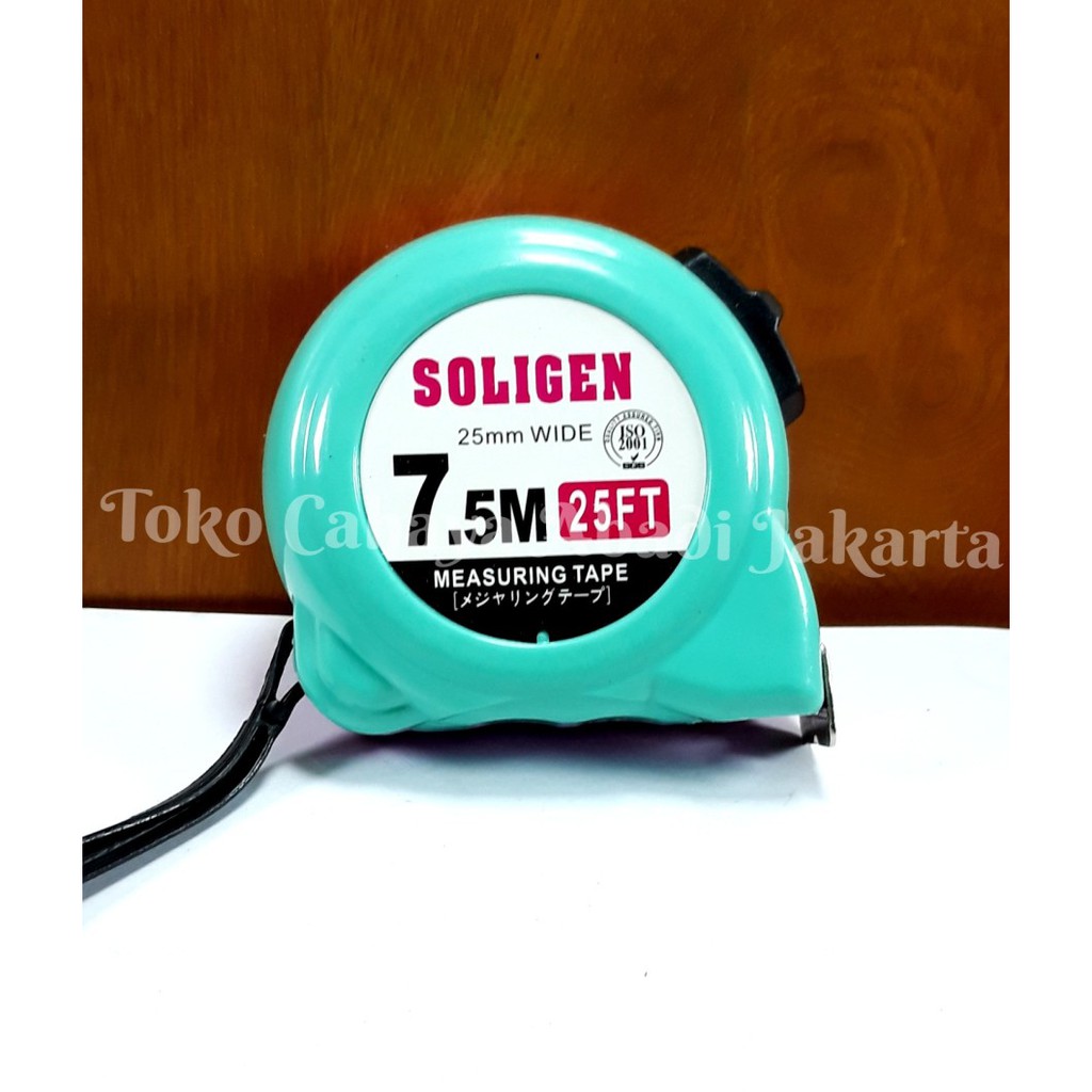 Jual Meteran Soligen 7,5 meter/ Meteran Soligen 7,5 m | Shopee Indonesia
