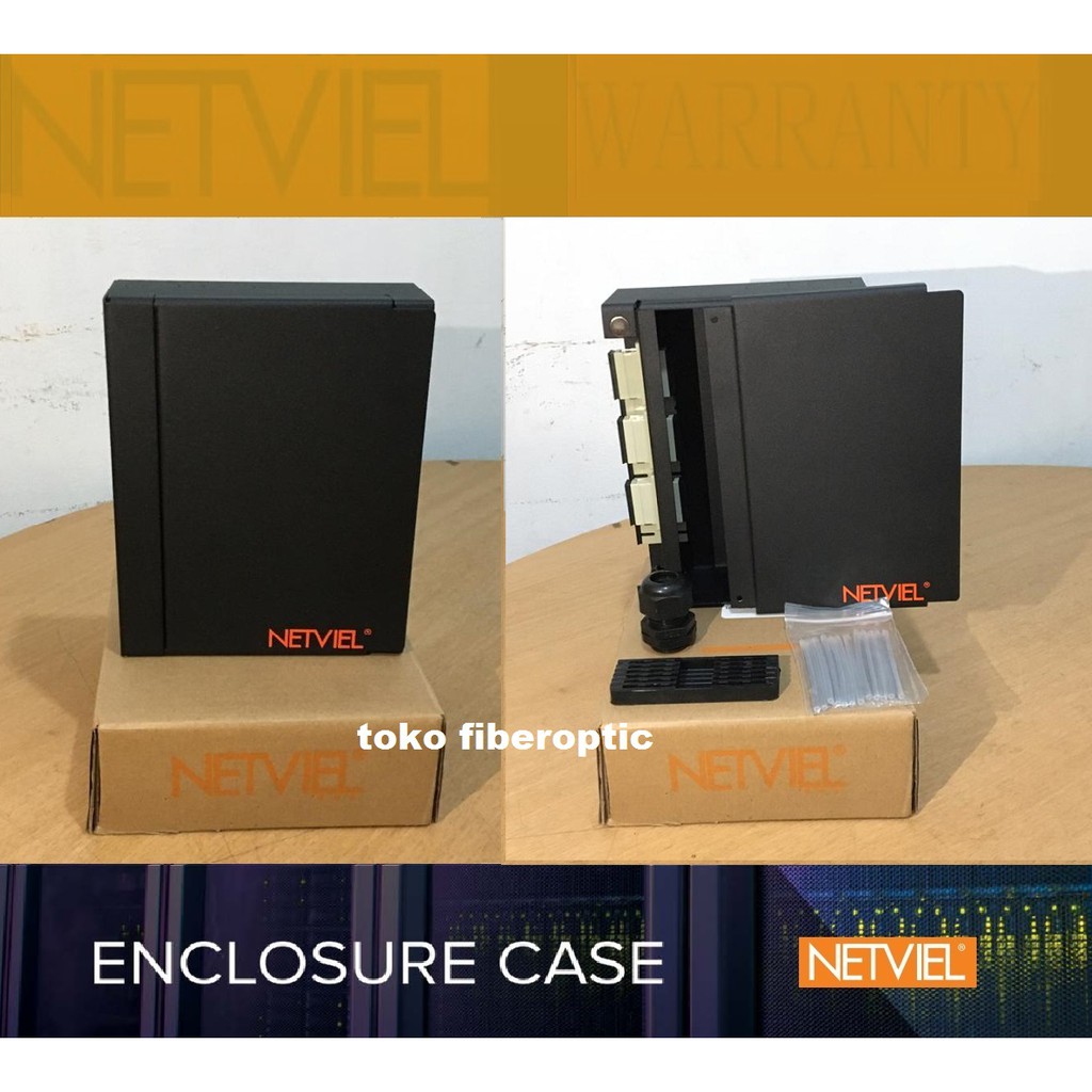 Jual NETVIEL OTB INDIBOX DINRAIL SC 4 port - 12 port Multimode | Shopee ...