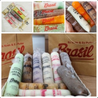 Jual Es Brasil Mambo Rasa KACANG MERAH, Es Mambo Jadul Paling Enak, Es ...