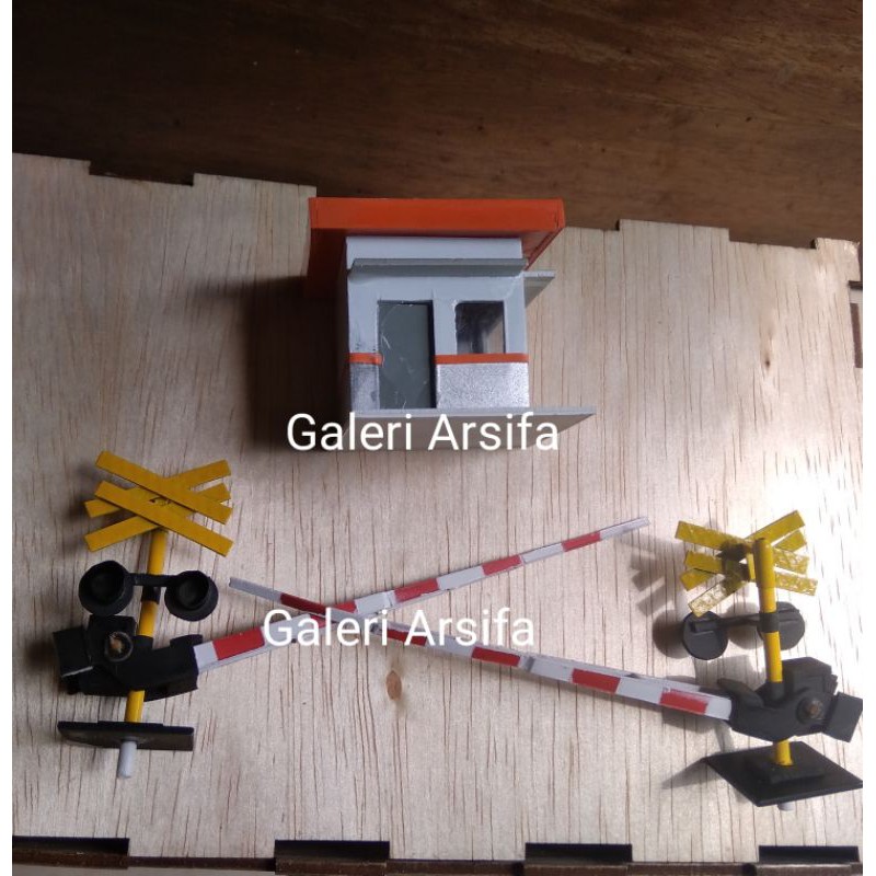Jual Pintu Perlintasan Palang Pintu Kereta Api Pos PJL | Shopee Indonesia
