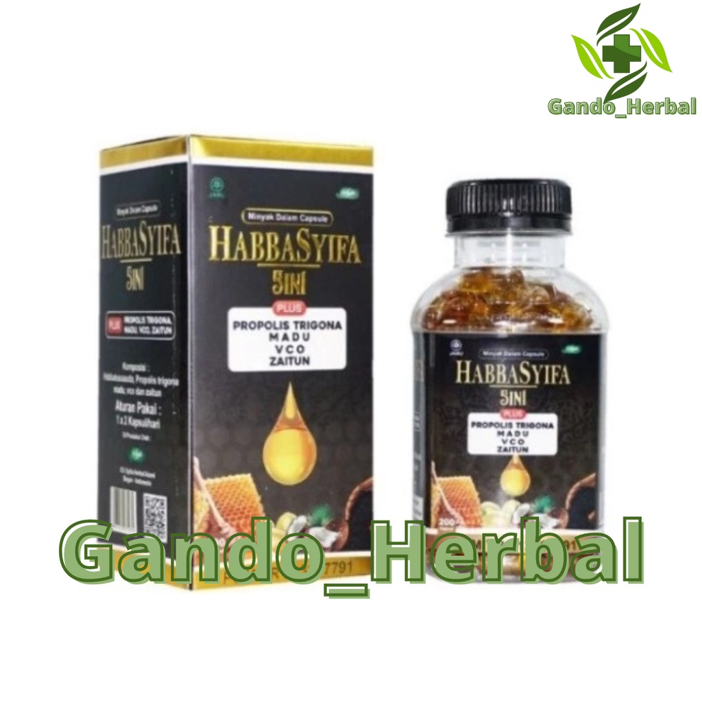 Jual Habbasyifa 5in1 200 kapsul - Habbatussauda Oil Extra Propolis ...