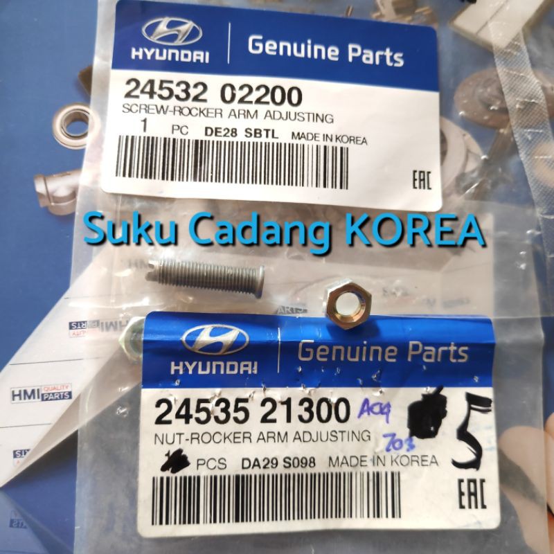 Jual Mur Baut Setelan Klep Pelatuk Rocker Arm Hyundai Atoz KIA Visto ... Jual Mur Baut Setelan Klep Pelatuk Rocker Arm Hyundai Atoz KIA Visto ...