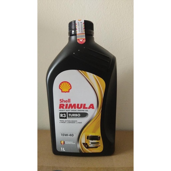 Jual Oli Mesin Shell Helix Rimula R3 Turbo 15W-40 1 Liter Diesel Asli ...