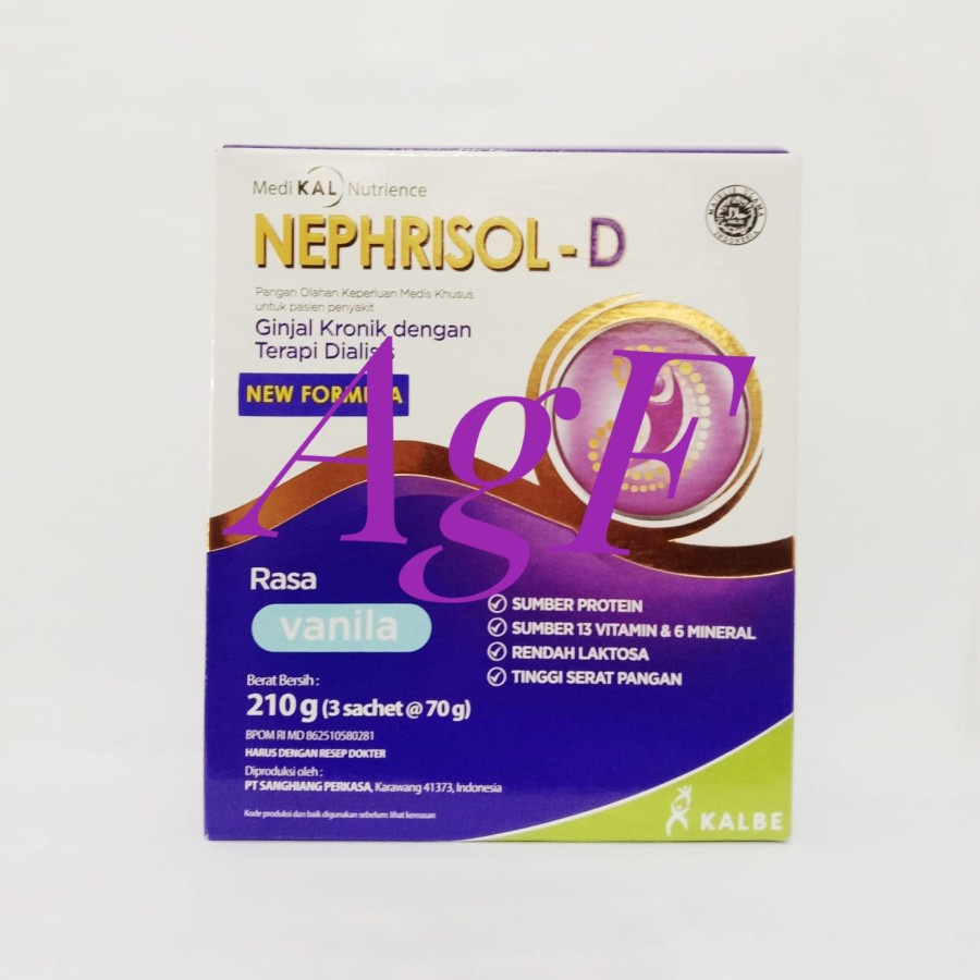 Jual Nephrisol D Rasa Vanilla 210gr (Kalbe Farma) | Shopee Indonesia