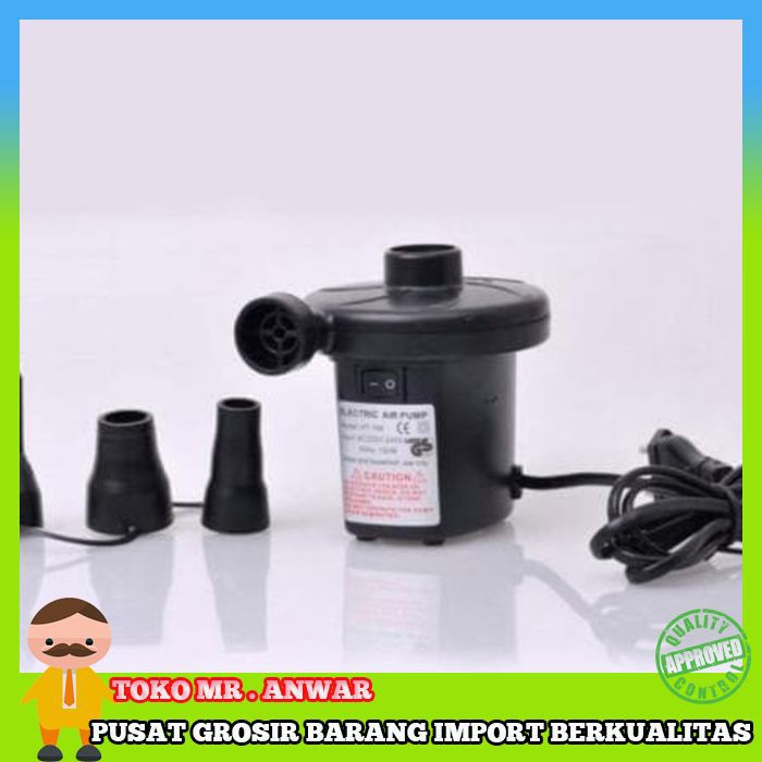Jual TOTO Pompa Angin Elektrik 2 IN 1 Air Pump Vacuum And Blow Pompa Udara Pompa Kasur Pompa ...