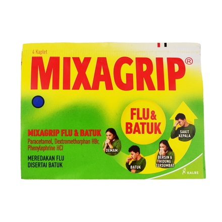 Jual MIXAGRIP FLU DAN BATUK 1 LEMBAR ISI 4 KAPLET | Shopee Indonesia