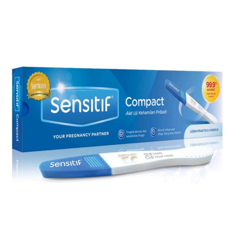 Jual Tes Kehamilan Sensitif Compact - Testpack Akurat - Tes Hamil ...