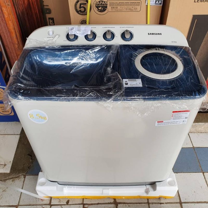 Jual MESIN CUCI SAMSUNG WT85H3210MB 8,5kg 2 tabung | Shopee Indonesia