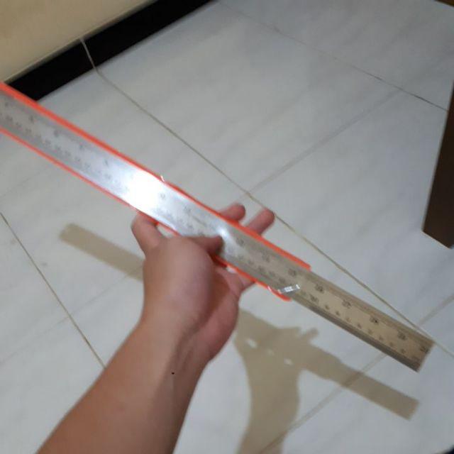Penggaris besi 50cm | Mistar besi 50 cm | Shopee Indonesia