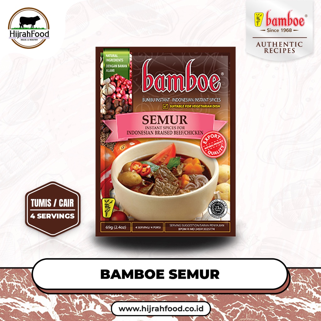 Jual Bumbu Bamboe/ Bumbu Semur/ Bumbu Semur Daging Sapi/Ayam ...