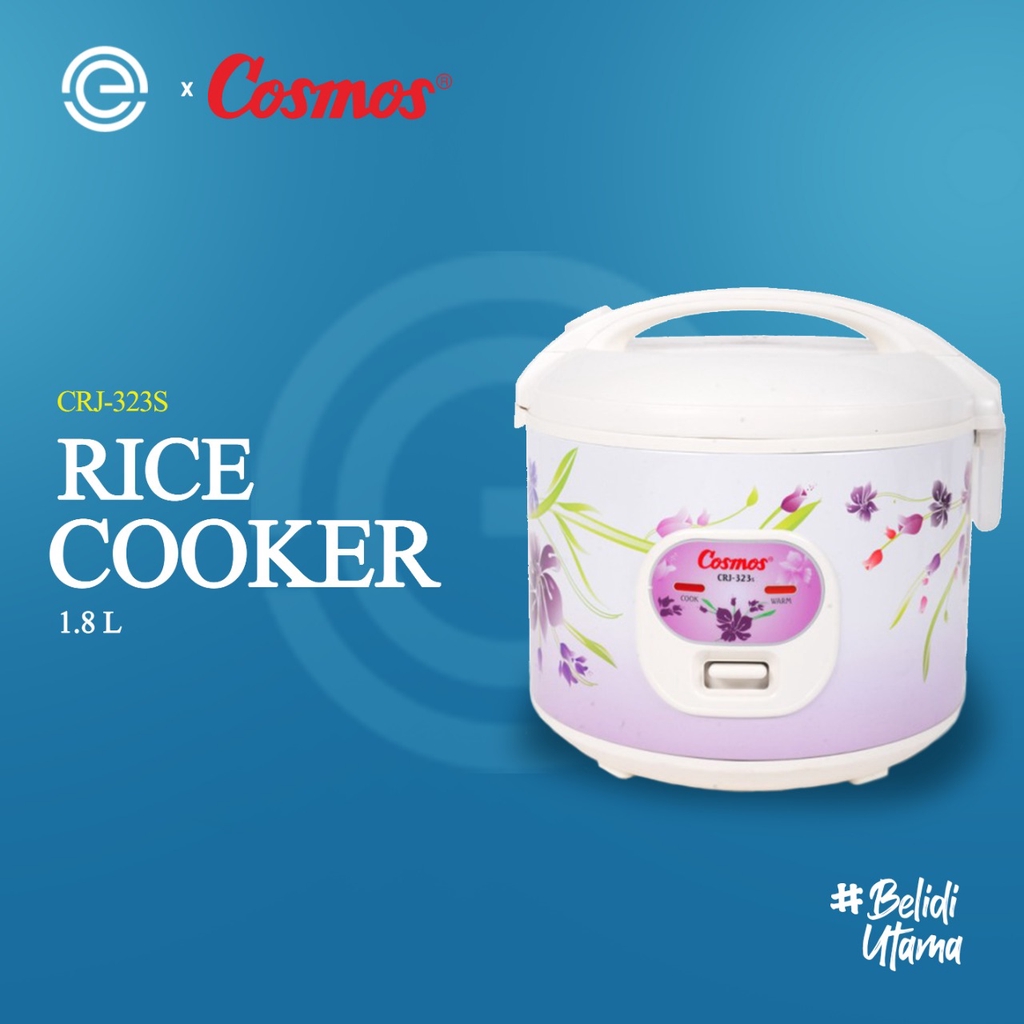 COSMOS Rice Cooker 1.8 Liter - CRJ-323S | Shopee Indonesia