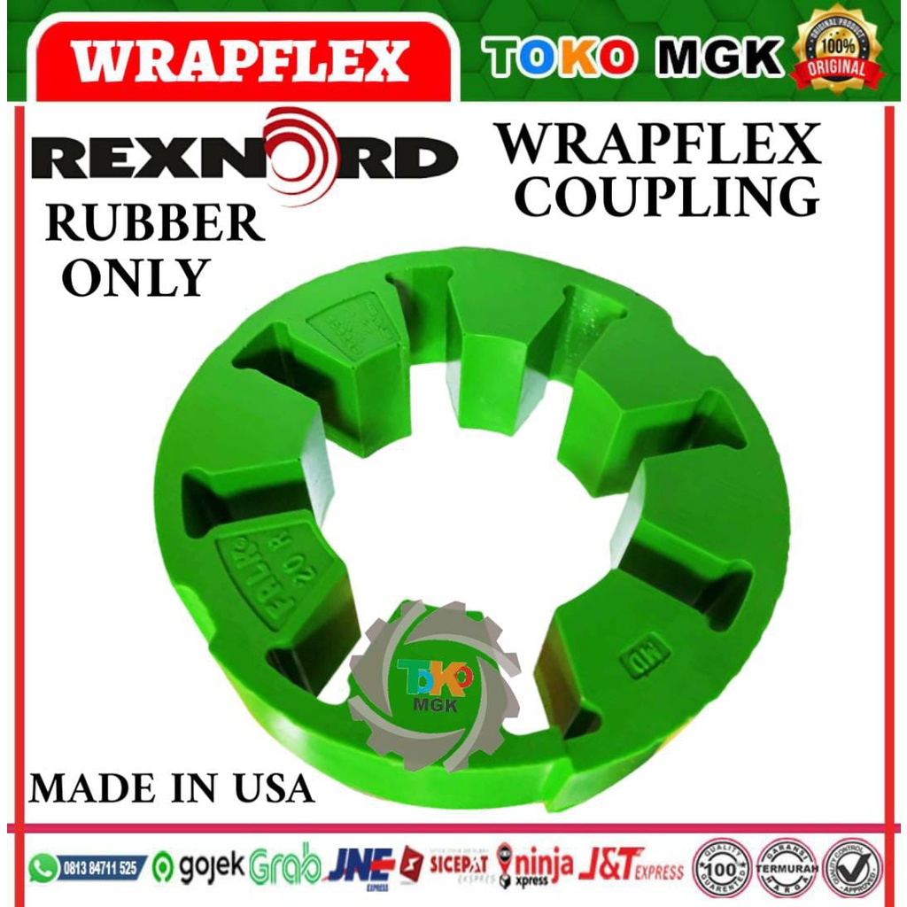Jual WRAPFLEX 5 R10 RUBBER / ELEMENT ONLY - FALK COUPLING REXNORD ...