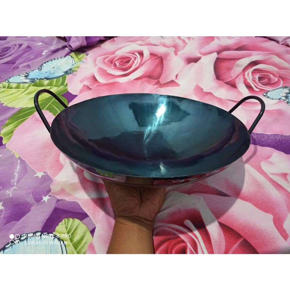 Jual Wajan Nasi Goreng Plat Baja Hitam Wajan Resto Chinese Food Anti ...