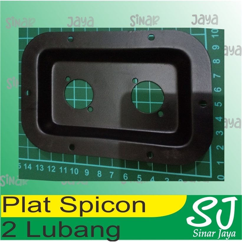 Jual plat besi spicon ( 2 lubang) | Shopee Indonesia