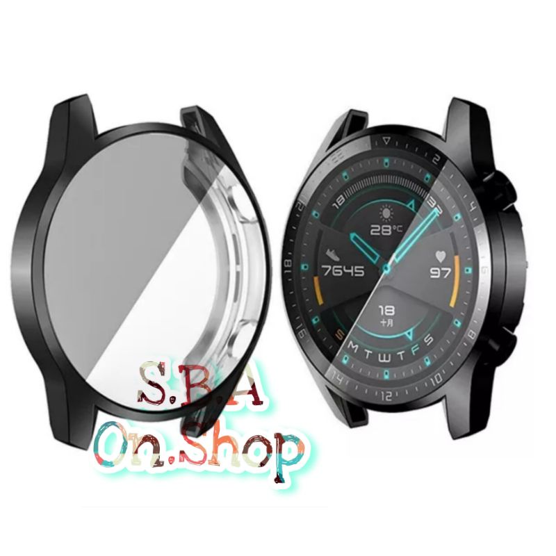 Jual Case Casing Full Cover Layar Soft Silicone Huawei Watch GT 2 GT2 ...