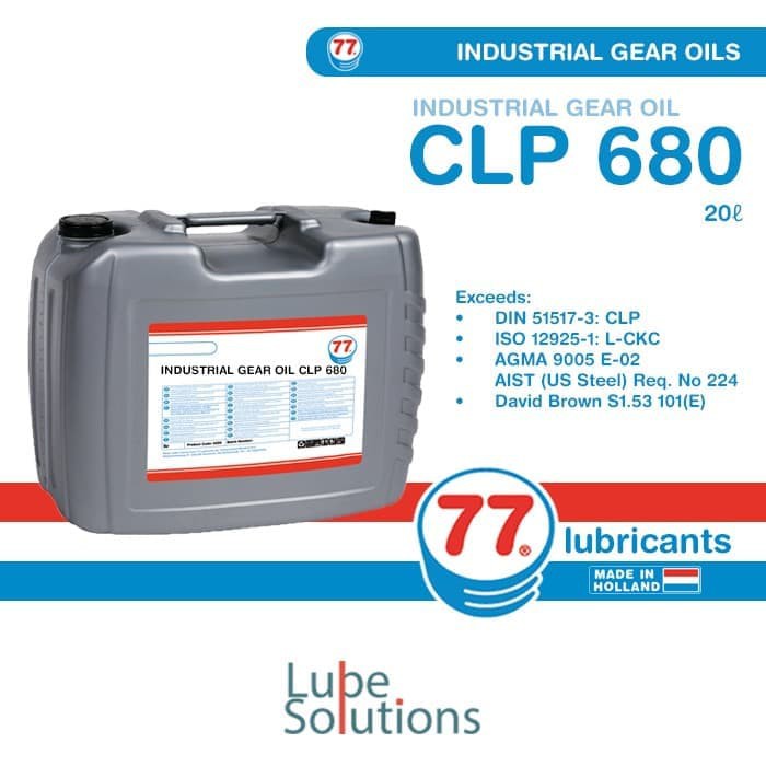 Jual OLI 77 LUBRICANTS INDUSTRIAL GEAR CLP 680 (PAIL 20 Liter) | Shopee ...